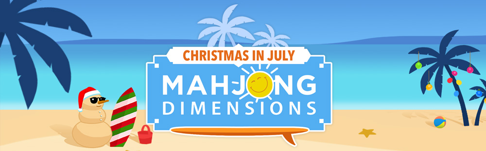 Free Christmas in July Mahjong Dimensions Game | Play Now