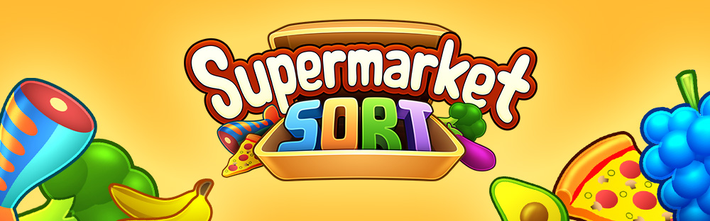 Jouez à Supermarket Sort 🛒, un jeu de supermarché amusant gratuit